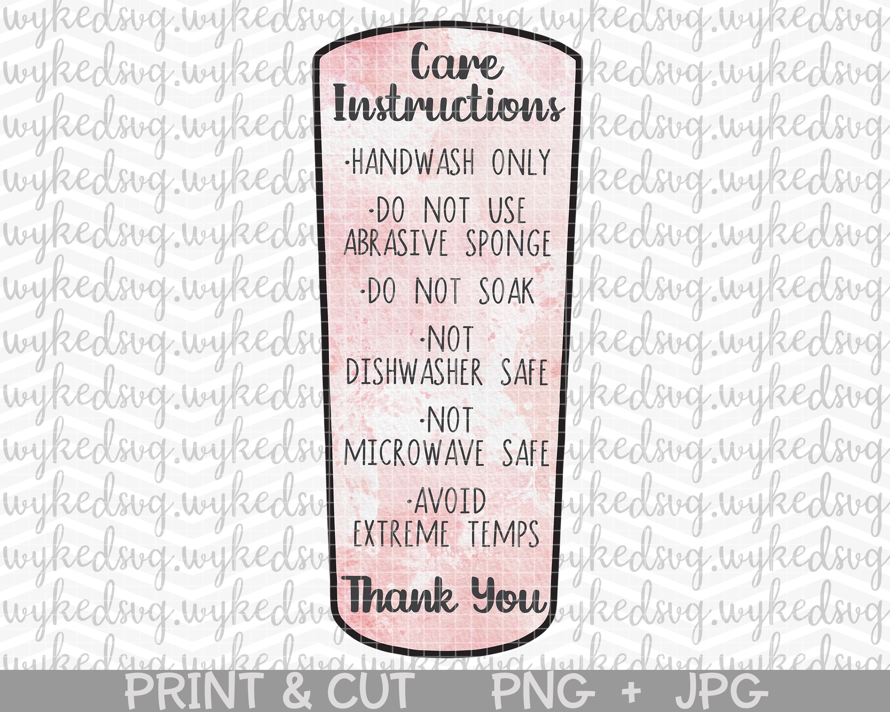 Care card bundle print and cut care card watercolor png | Etsy