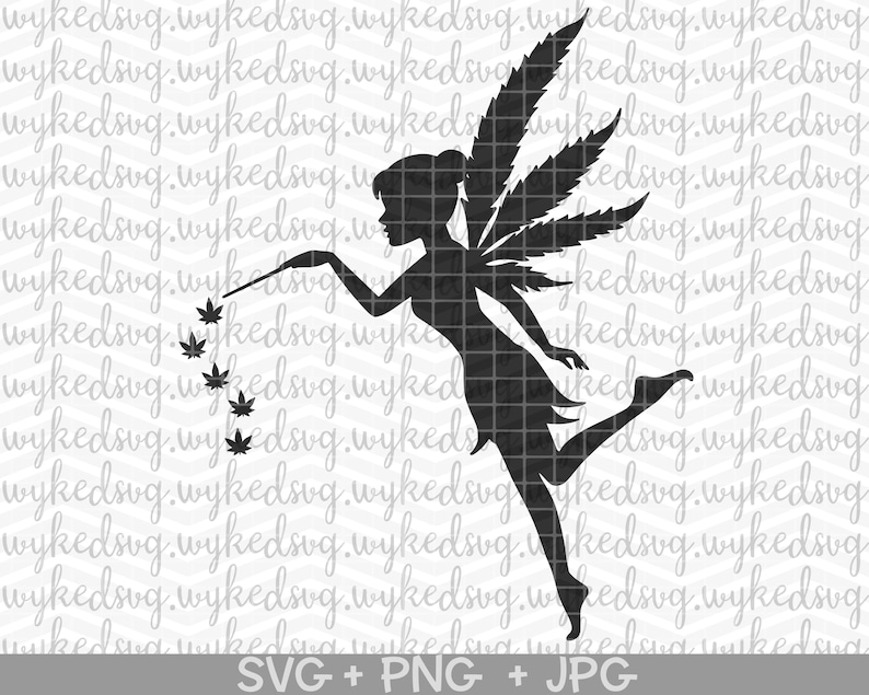 Weed fairy svg marijuana fairy svg cannabis fairy svg | Etsy