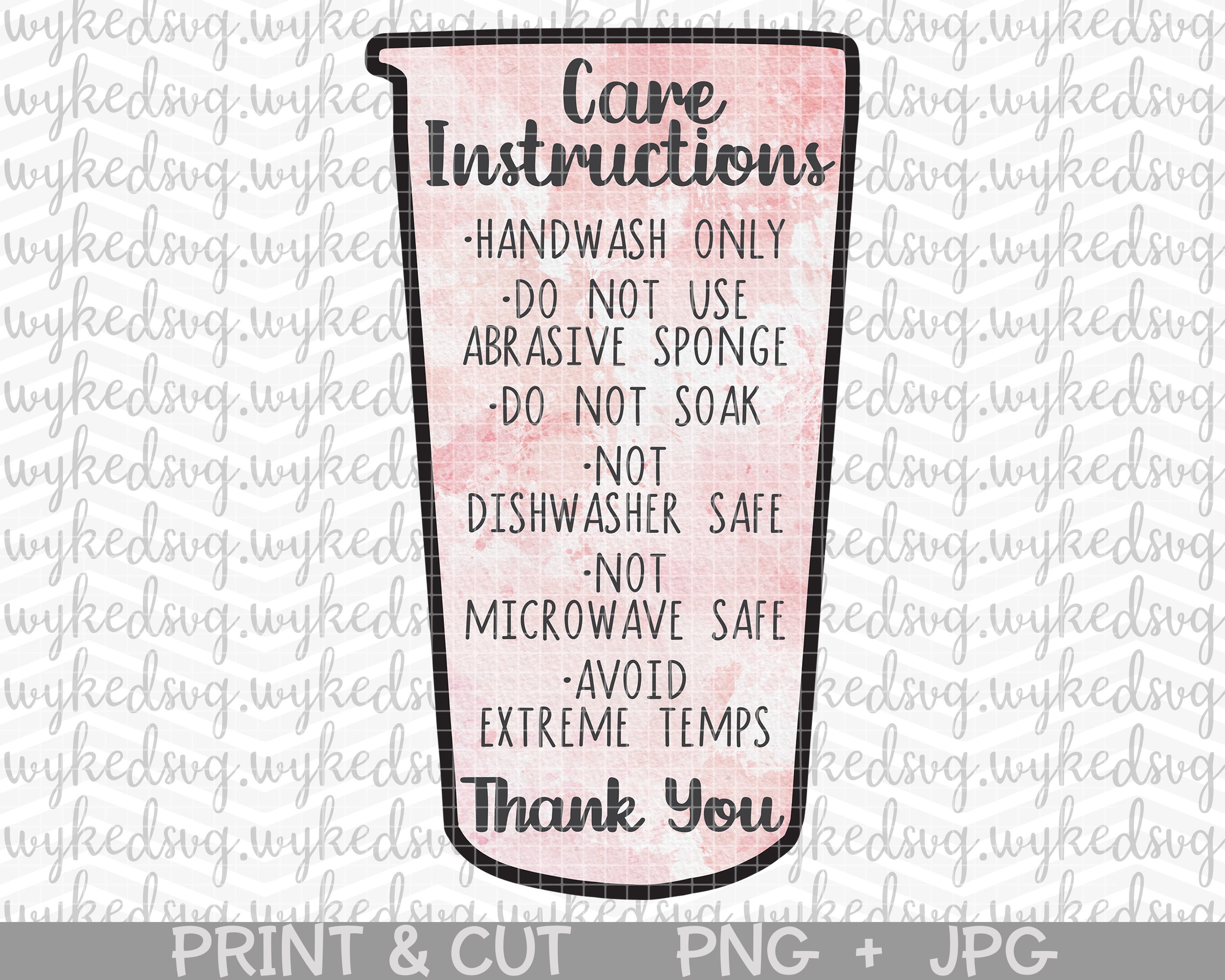 Care card bundle print and cut care card watercolor png | Etsy