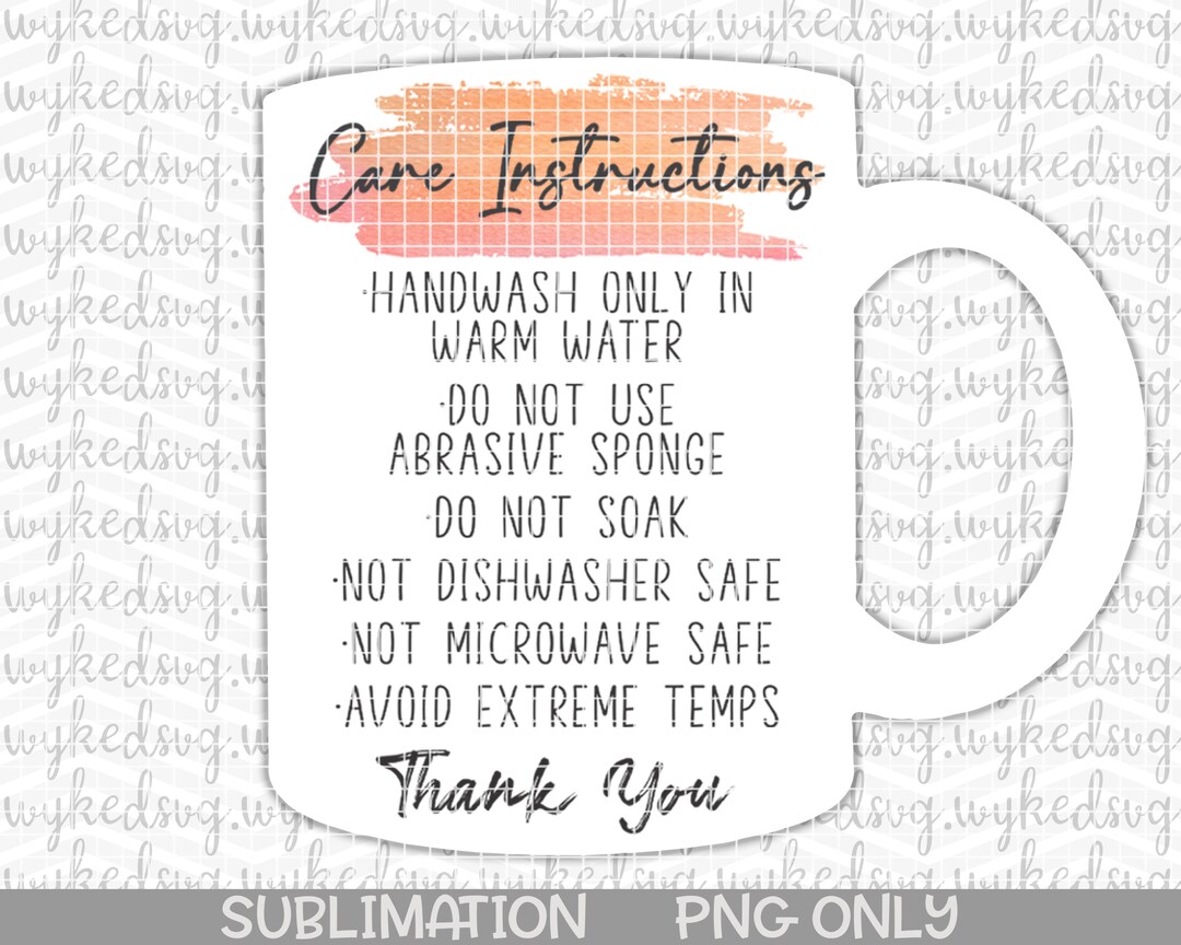 Care Card Png, Printable Care Cards, Coffee Mug Care Card, Brush Stroke ...
