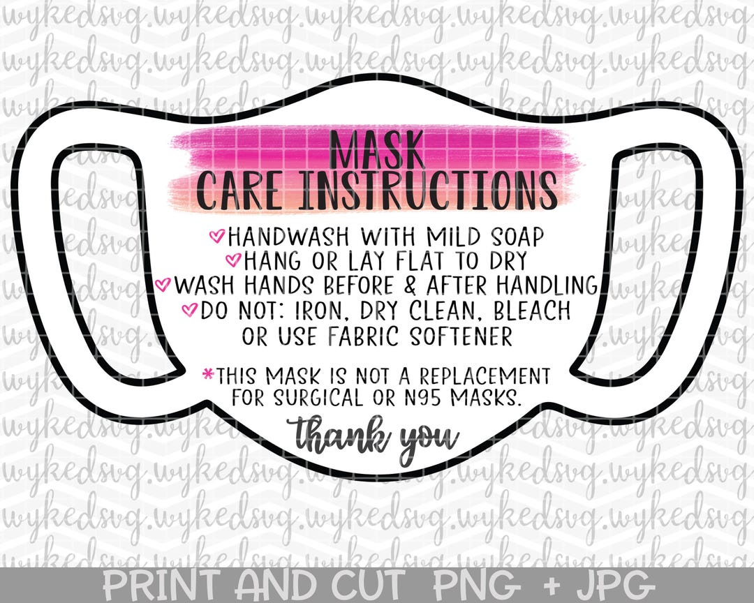 Printable Care Card, Care Card Png, Tumbler Care Card, Business Card ...