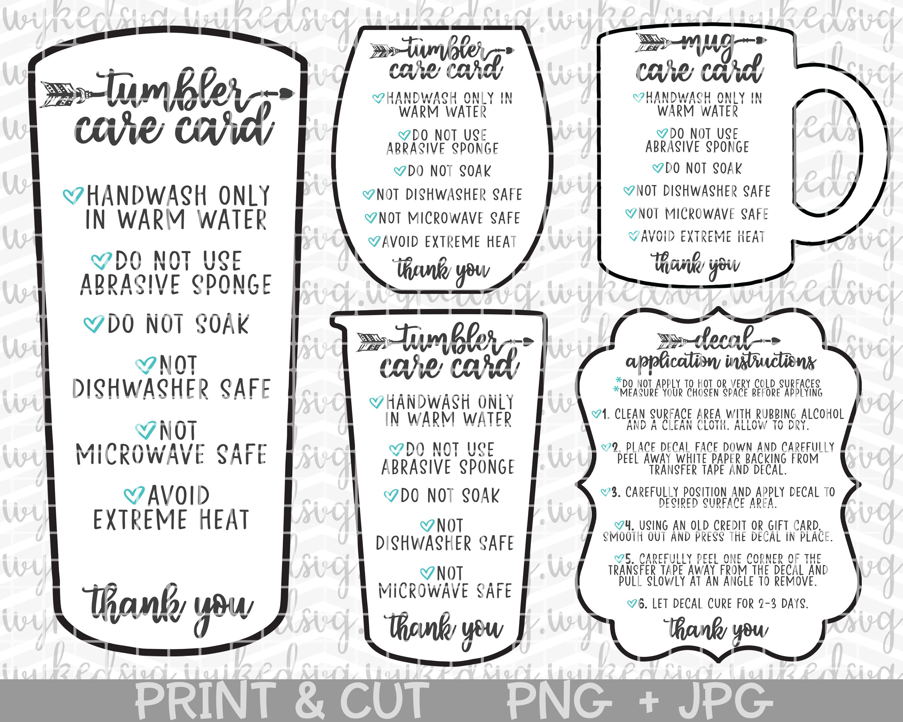 Care Card Bundle Print and Cut Care Cards Tribal Arrow Png - Etsy
