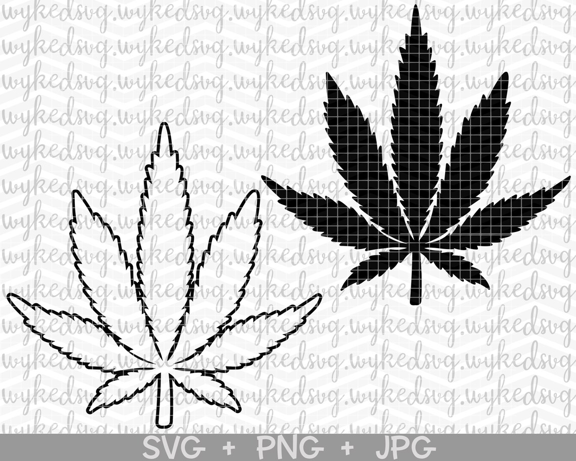 Marijuana Leaf Svg Weed Svg Cannabis Svg Pot Leaf Svg - Etsy