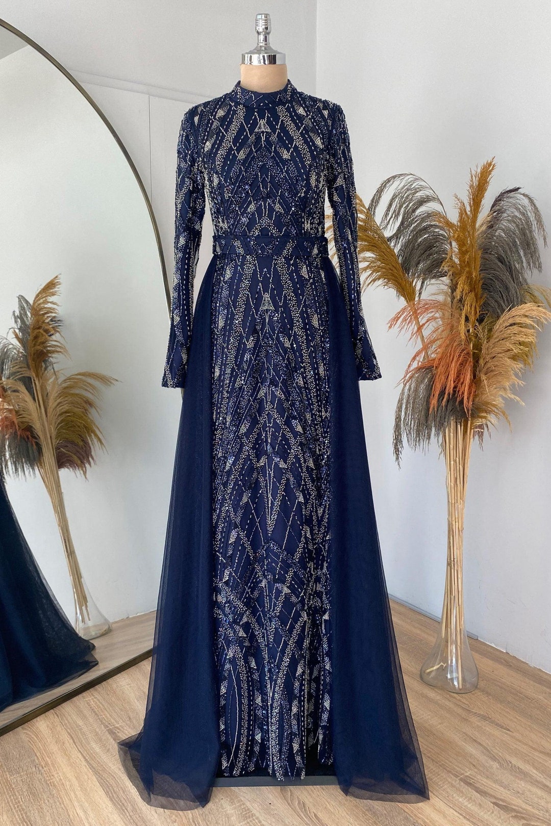 Muslim Wedding Dress, Evening Dress, Islamic Couture, Hijab Evening ...