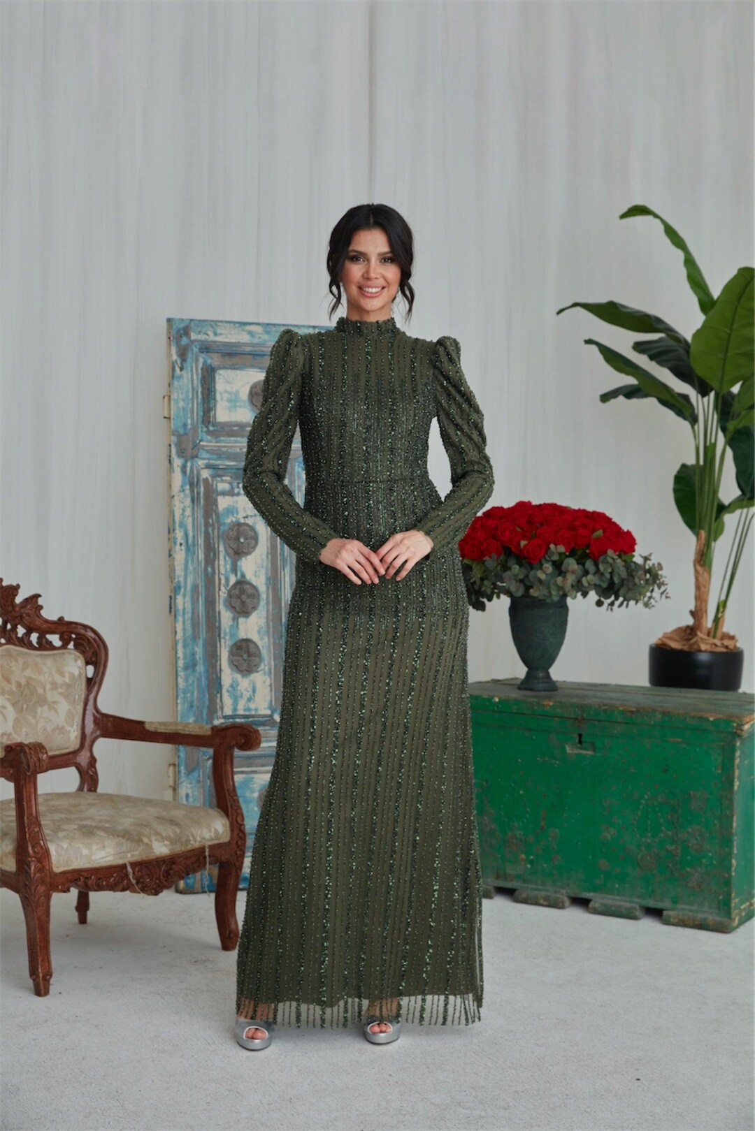 Muslim Wedding Dress, Evening Dress, Islamic Couture, Hijab Evening ...