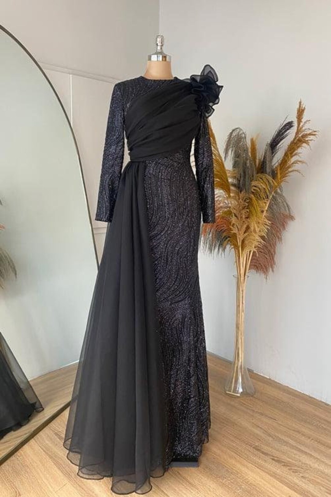 Muslim Wedding Dress, Evening Dress, Islamic Couture, Hijab Evening ...