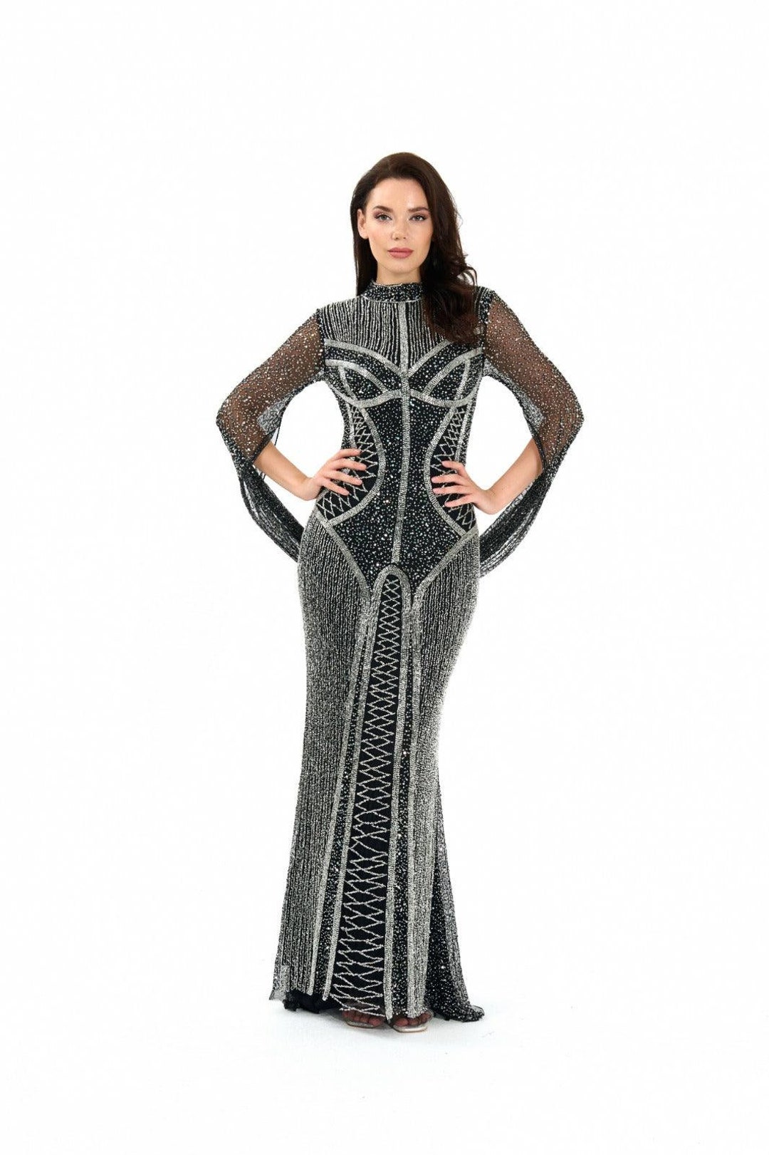 Muslim Wedding Dress, Evening Dress, Islamic Couture, Hijab Evening ...