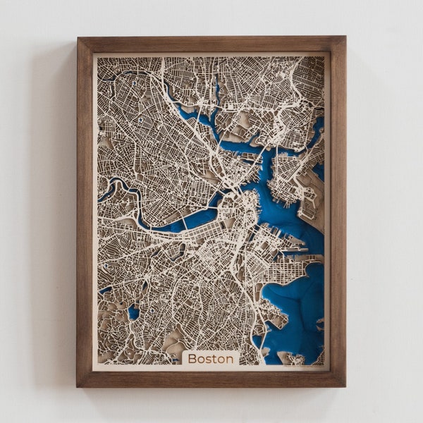 Resin Wood Map - Etsy