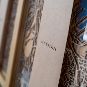 Personalized Birthday Gift Custom Map | Wood and Epoxy Resin - Etsy