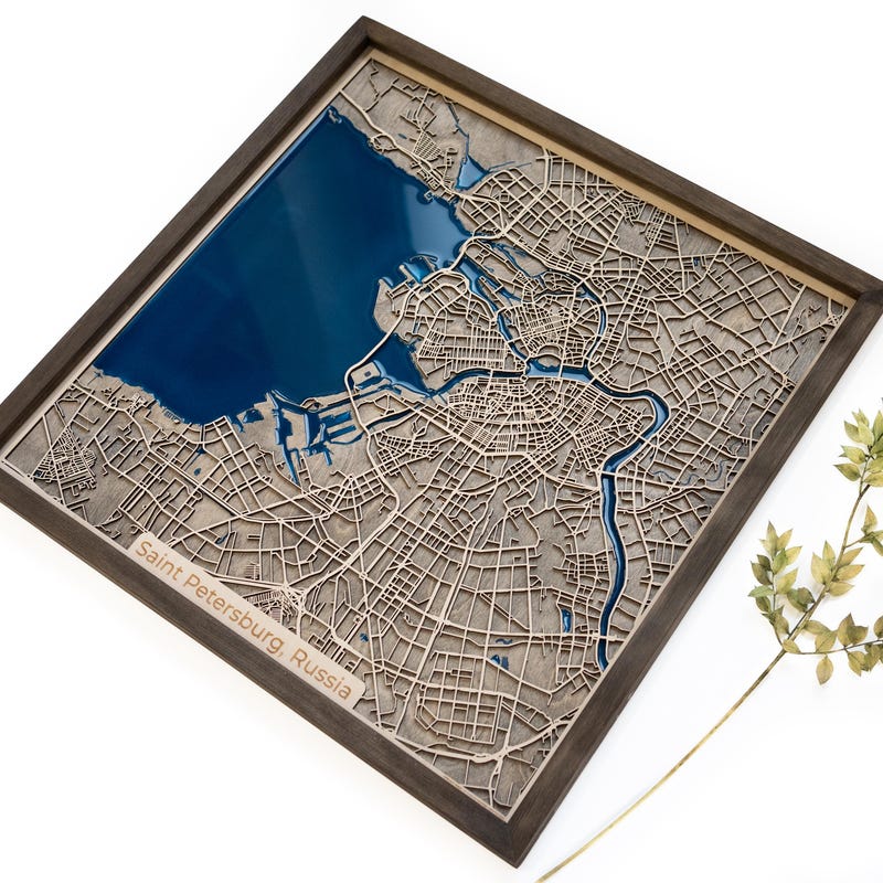 Russia Map - Etsy