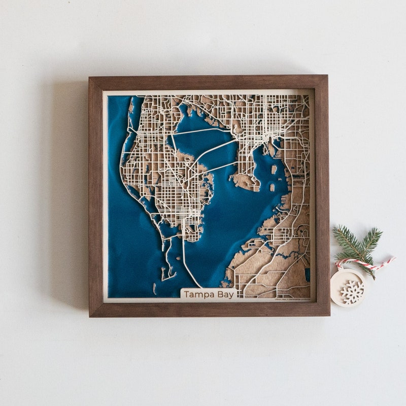 Wood Map - Etsy
