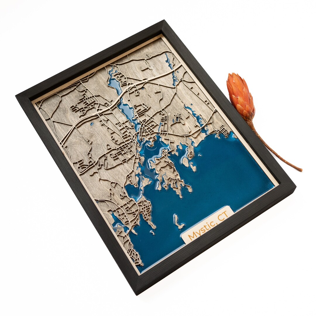 Mystic Map | Wood and Epoxy - Etsy