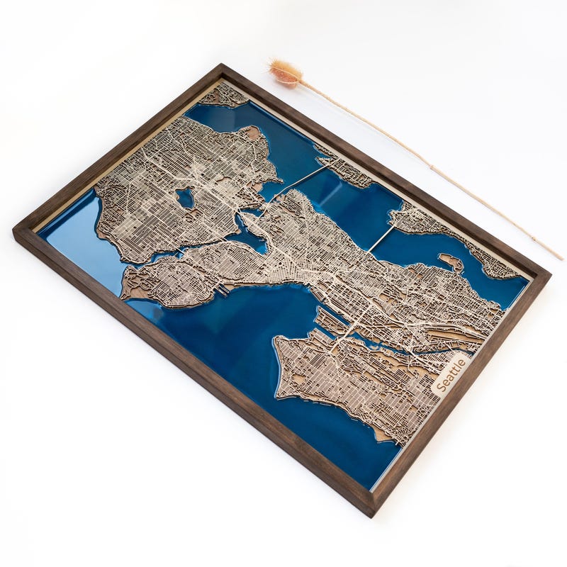 Resin Wood Map - Etsy