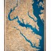 The Northern Neck Map | Wood and Epoxy - Etsy