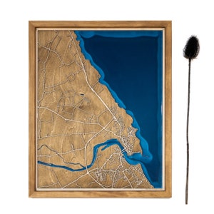 Tweedmouth Map | Wood and Epoxy - Etsy