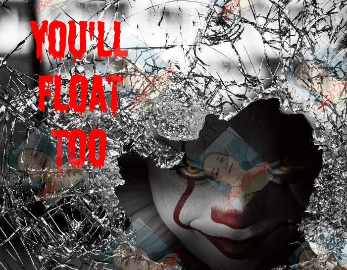 IT Pennywise You'll Float Too PNG - Etsy