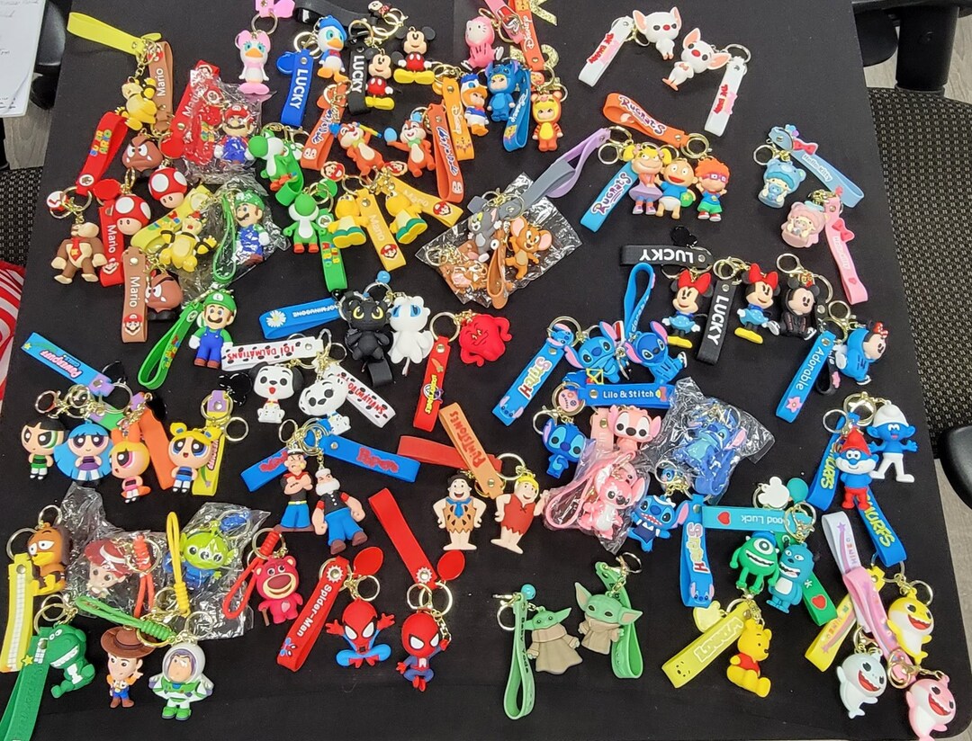 Character Keychains - Etsy