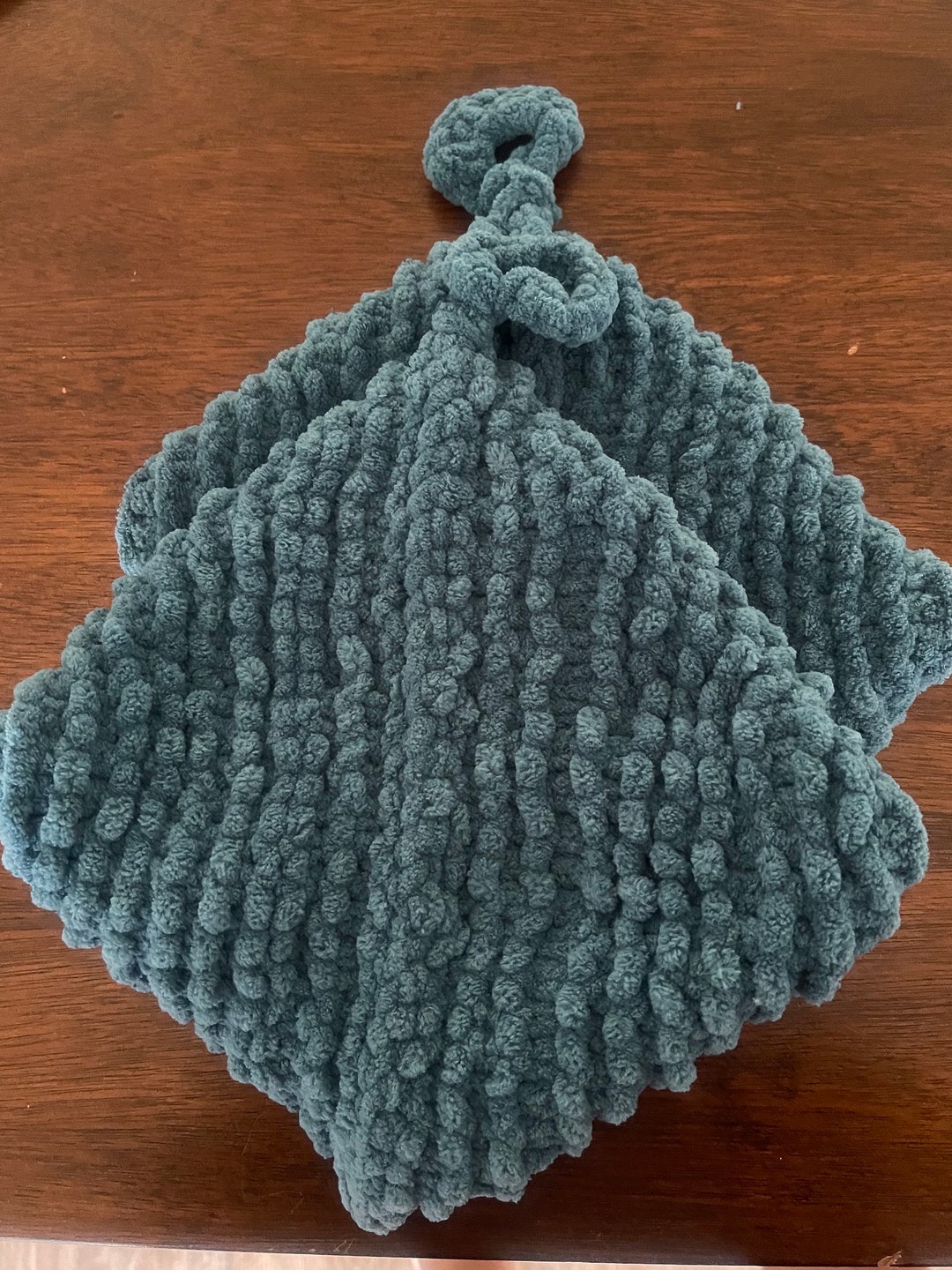 Double Lined Hand Knit Pot Holder - Set of 2 - Etsy