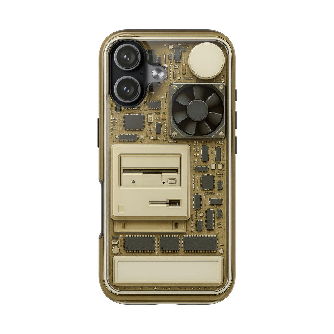 Retro Computer Teardown Tough Phone Case: Geek Tech Style - Etsy