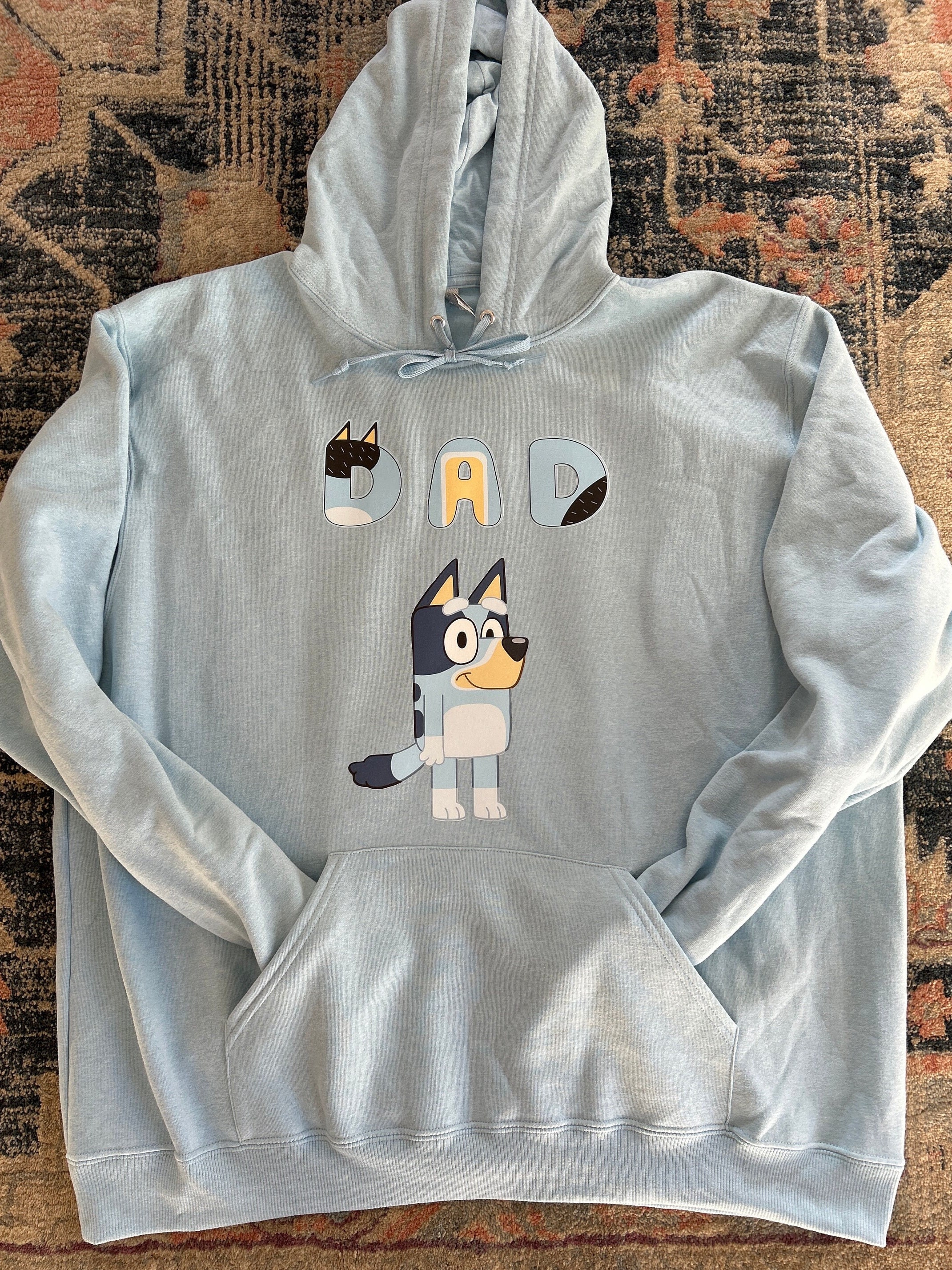 Bluey Dad Hoodie Retro Hoodie Bluey Mom Hoodie - Etsy
