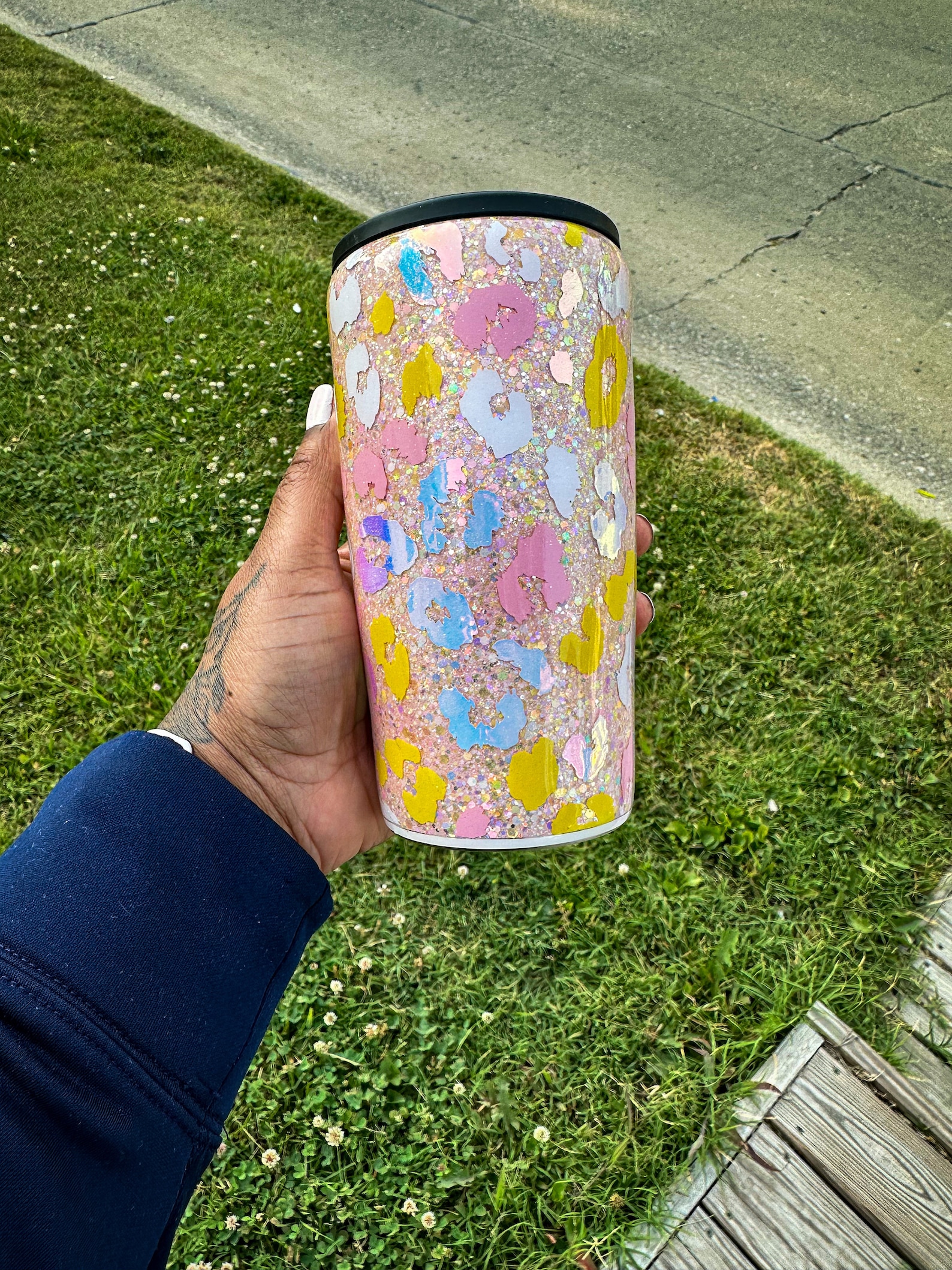 4 in 1 Glitter Can Koozie Personalized Custom Epoxy Tumber Glitter Can ...