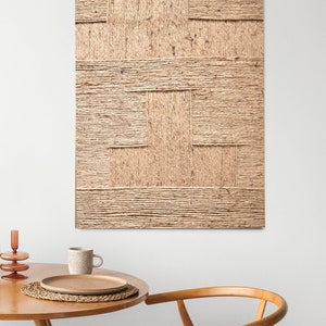 Large Canvas String Art, Geometric Rope Artwork, Minimalist Threads ...