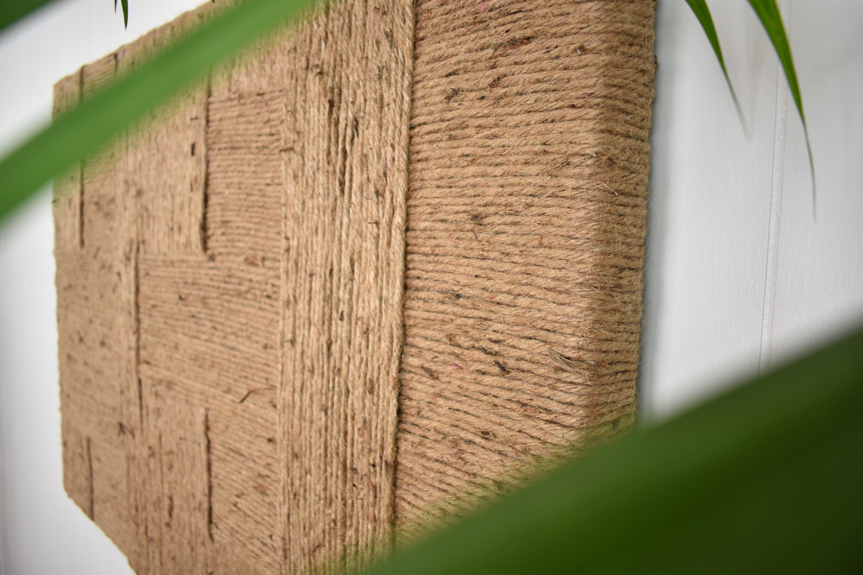 Large Canvas String Art, Geometric Rope Artwork, Minimalist Threads ...