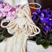 Macrame Angel, Little Angel, Macrame Doll, Macrame Ornament, Macrame ...