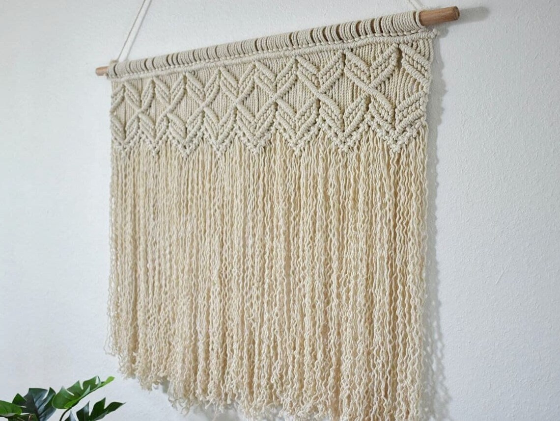 Large Wall Hanging Neutral Colors Minimalist Wall Tapestry - Etsy