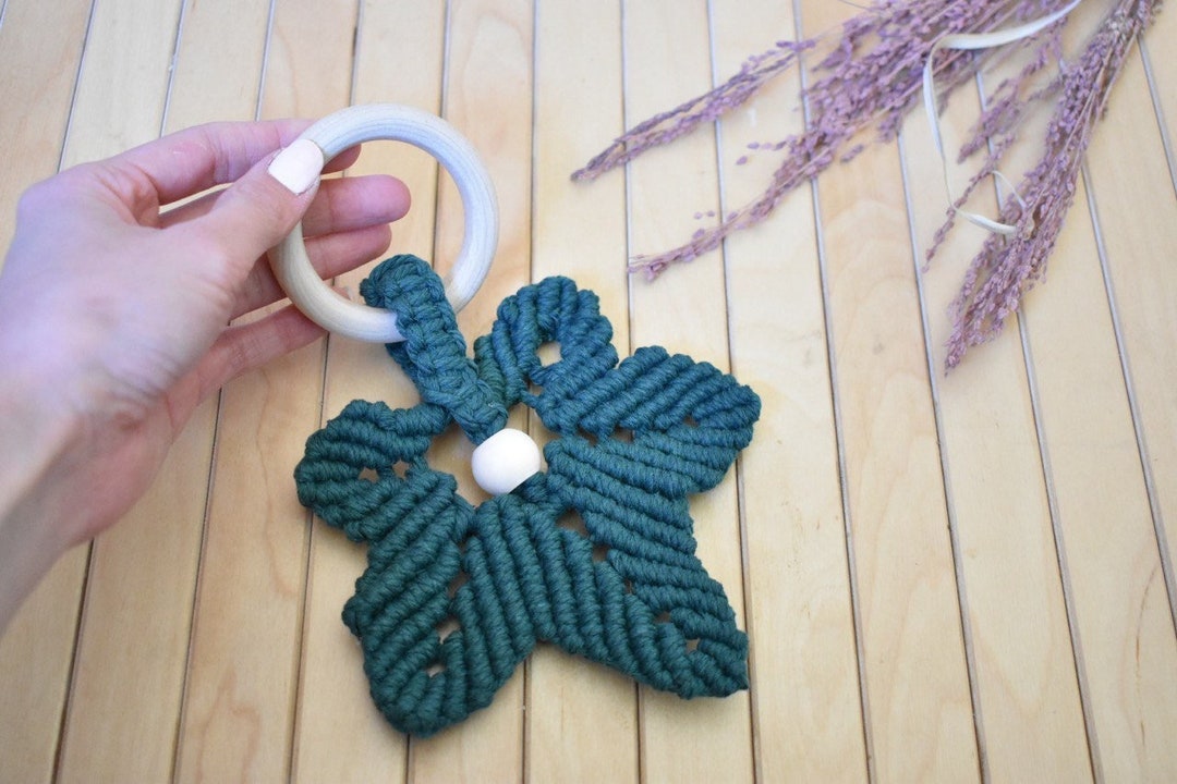 Macrame Leaf , Macramé Leaves , Small Macramé Accessory , Handmade Gift ...