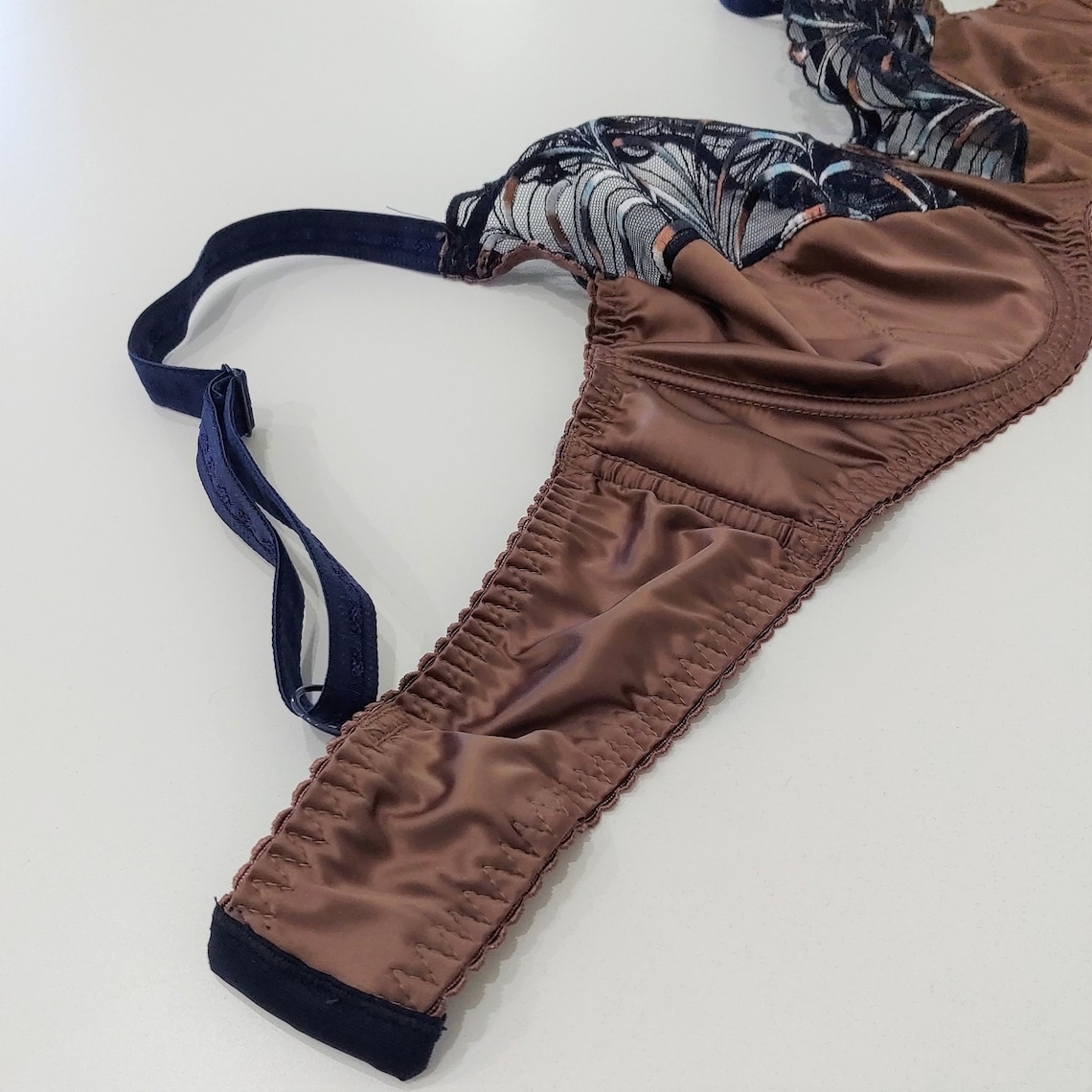 Men Bra AA Underwire or Soft. Pleasant Elastic Satin. - Etsy