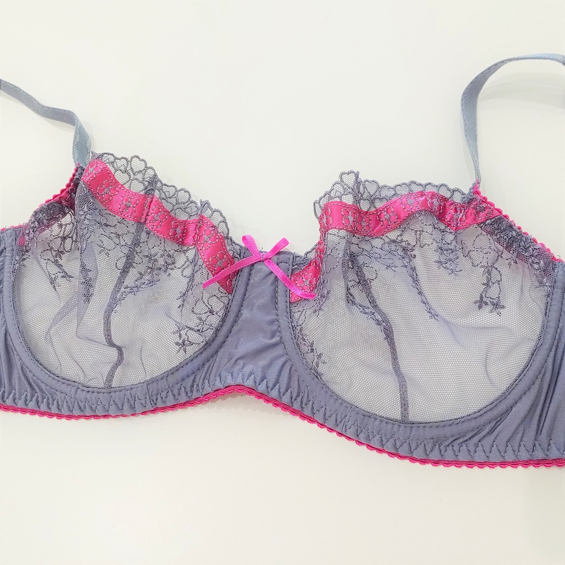 Mens Ultra Sheer Bra For Fancy Crossdressers Aa Cup Flat Etsy