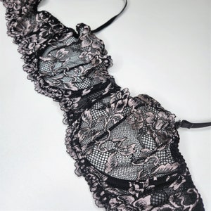 Underwire Lace Bra for Men. Flat Chest AAA Cup Bra. Luxury Male Bras ...