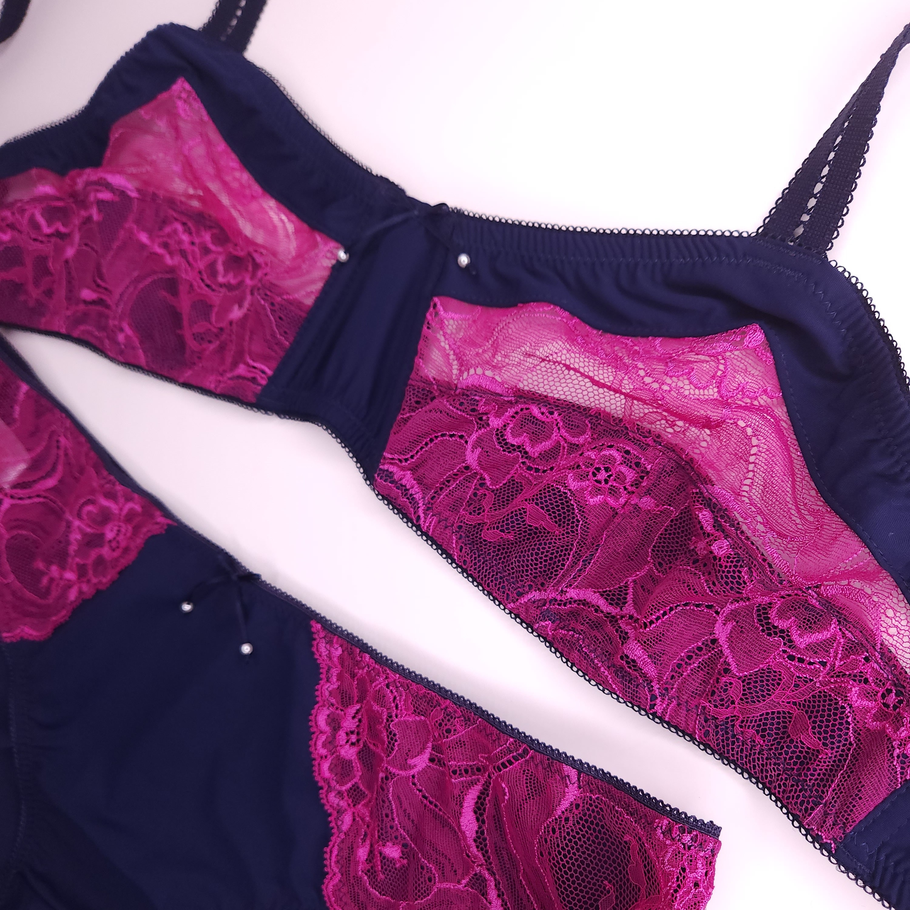 Crossdressing AA Cup Bra for Men, Purple Lace AAA Bra. - Etsy