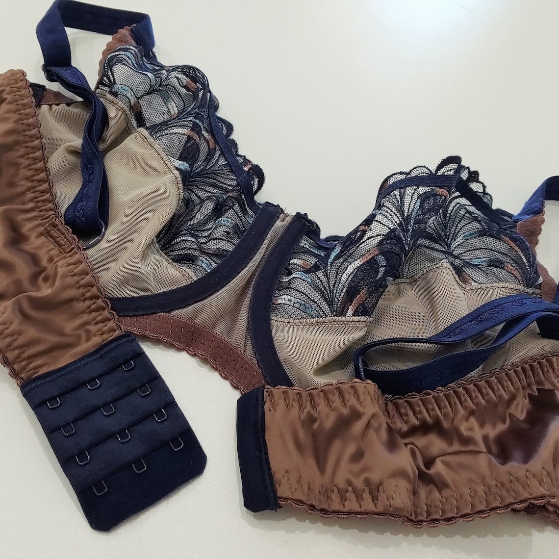 Men Bra AA Underwire or Soft. Pleasant Elastic Satin. - Etsy