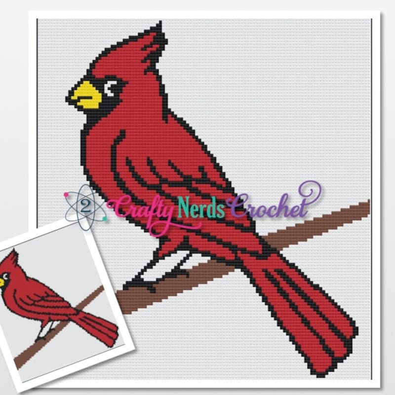 Cardinal Pattern - Etsy
