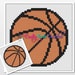 Basketball Pattern Graph With Single Crochet and C2C Written ...