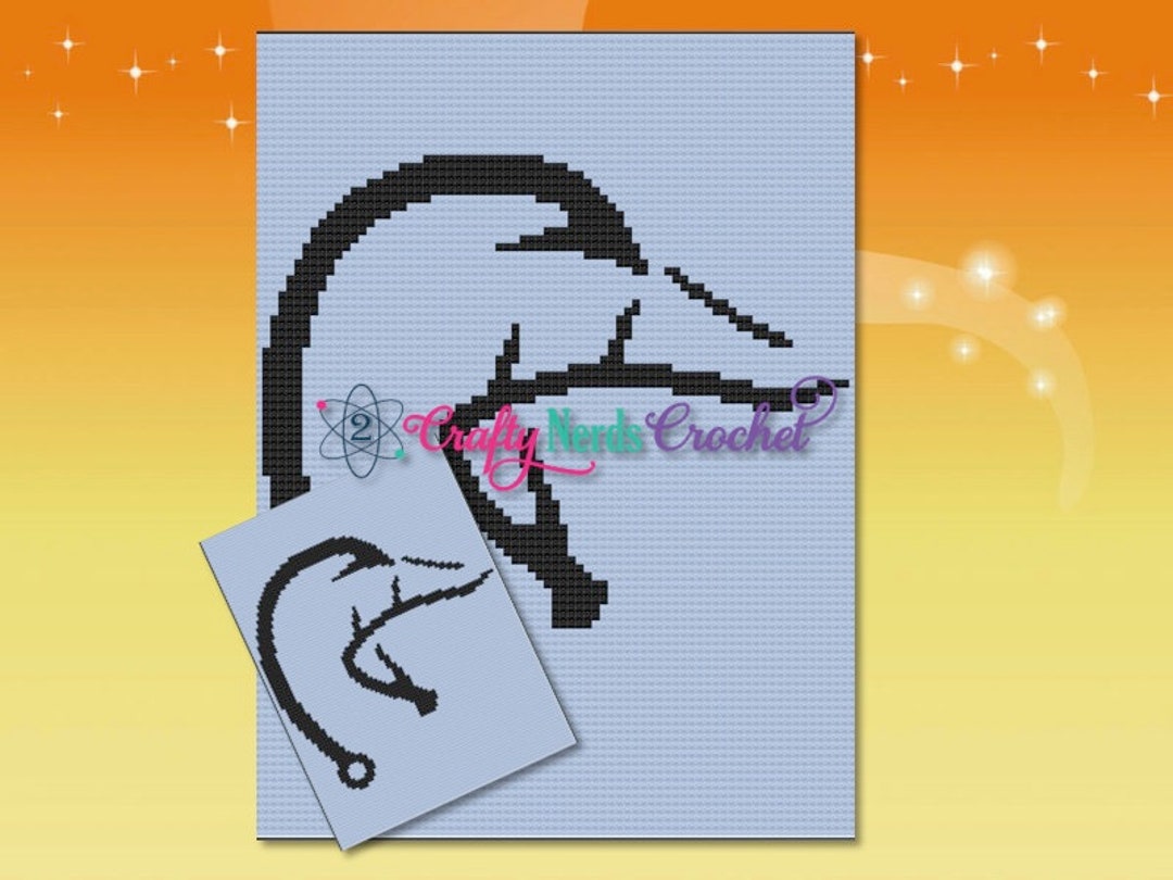 Hunting Duck, Hook, Antler Pattern Graph With C2C Written, Hunting ...
