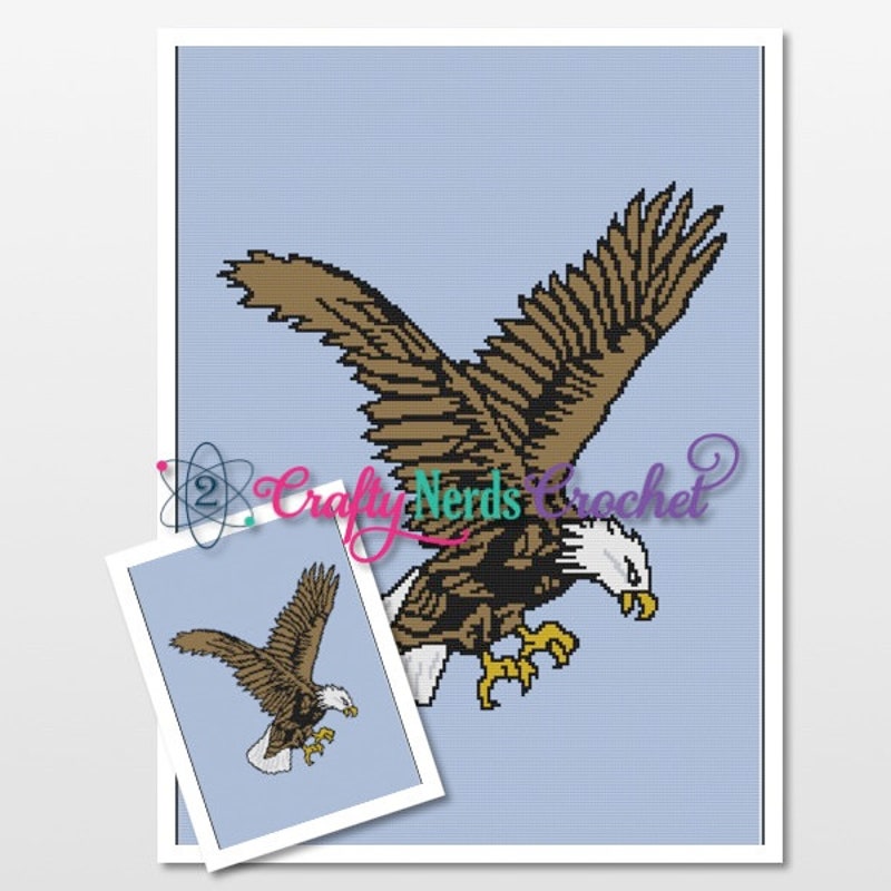 Crochet Eagles Blanket Pattern - Etsy