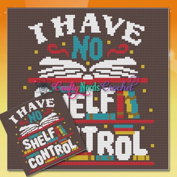 Crochet Bookshelf Blanket Pattern - Etsy