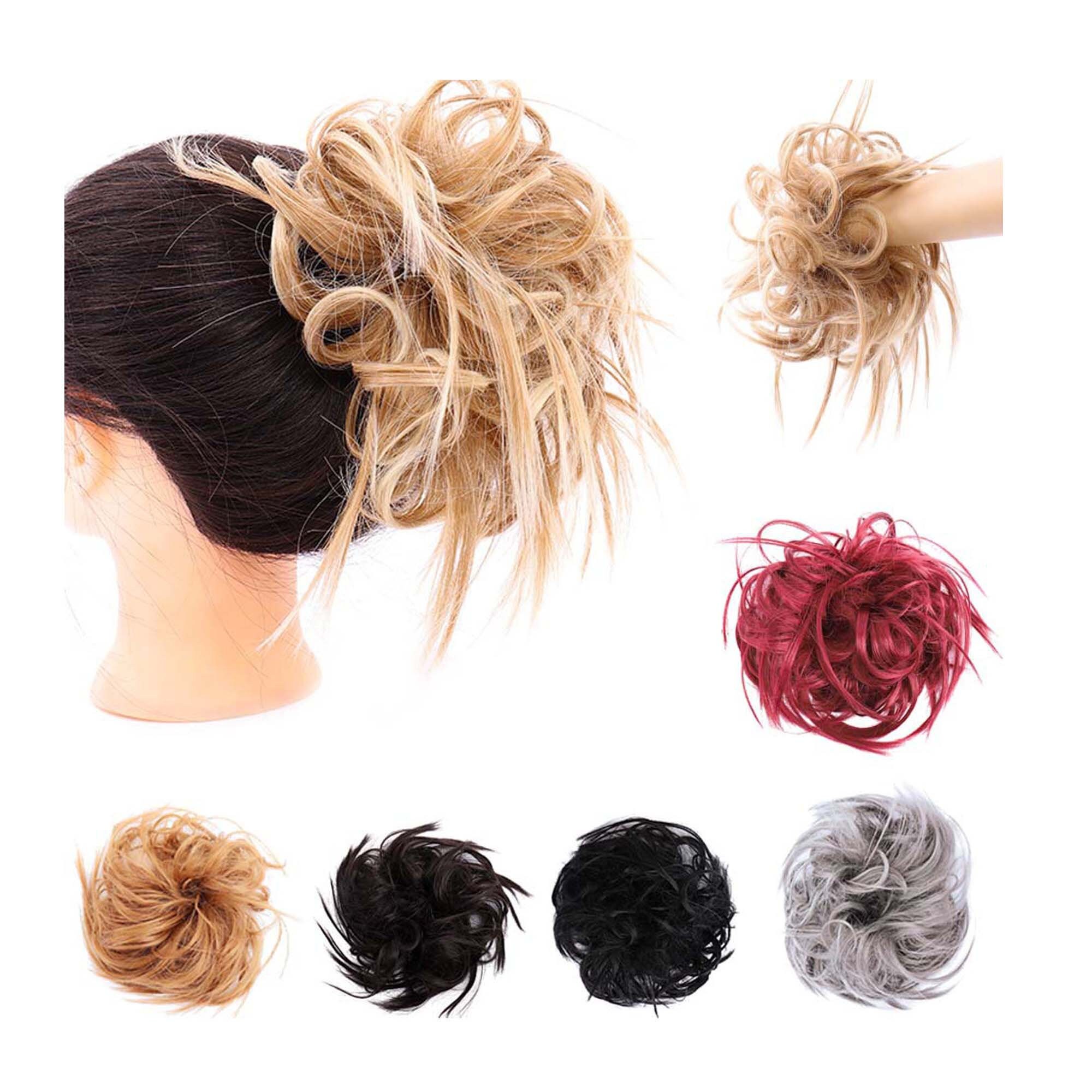 10 Color Messy Bun Hair Extensionstousled Updo Hair Extension - Etsy UK