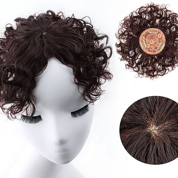 Short Hair Toppers for Thinning Hair - Etsy