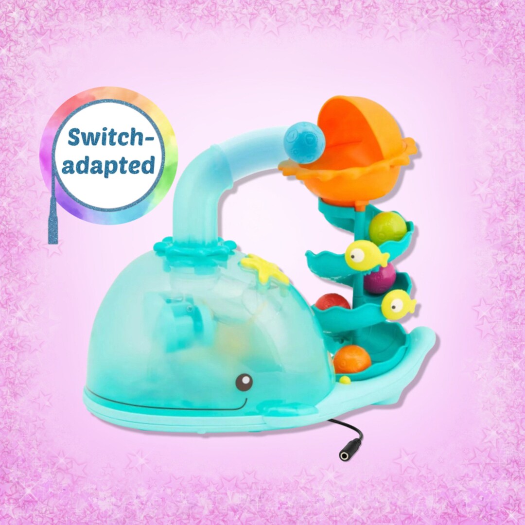 Switch-adapted Musical Whale Popper, Special Needs, Limited Mobility ...