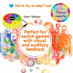 Switch-adapted Electronic Game Spinner, Brand New, Special Needs ...