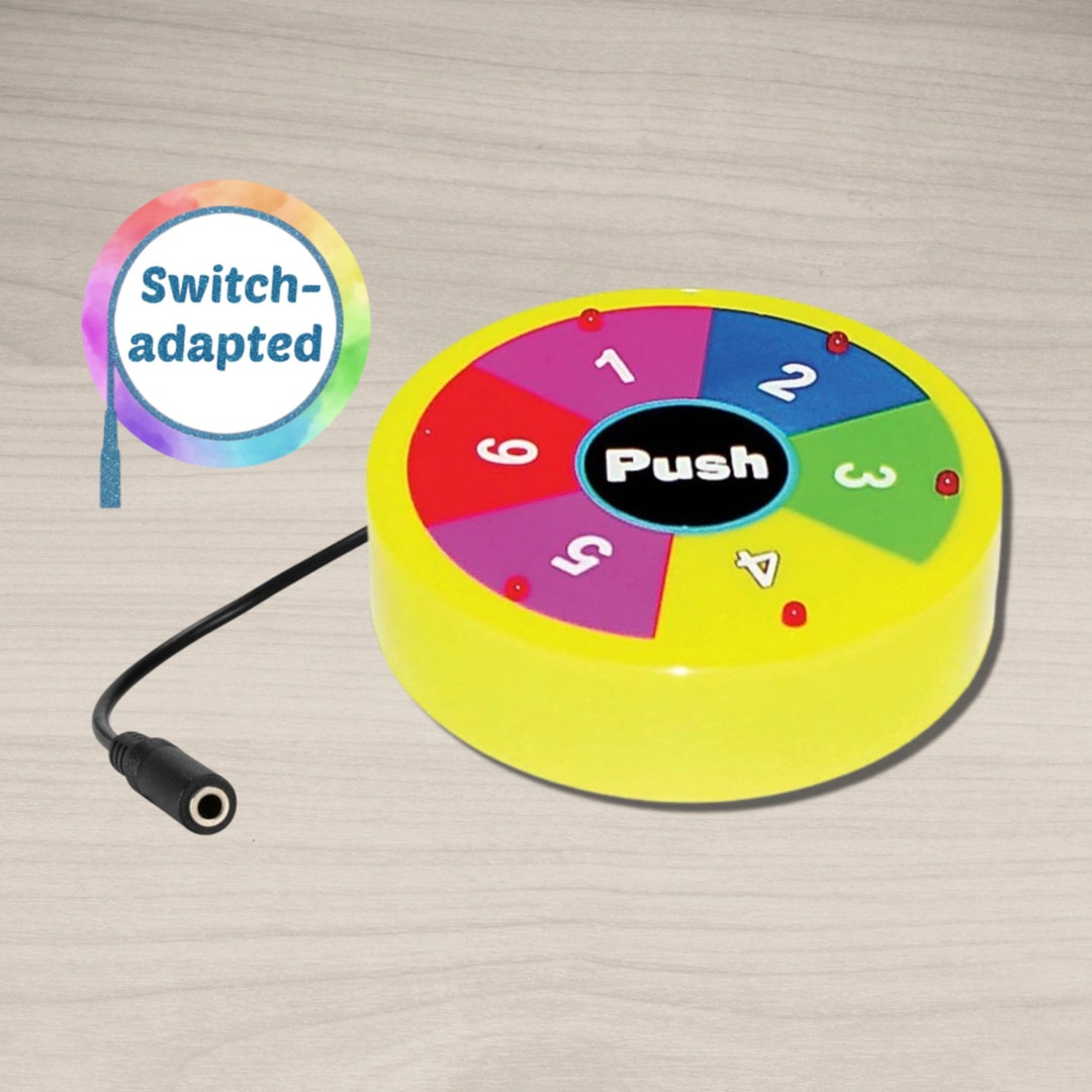 Switch-adapted Electronic Game Spinner Special Needs Limited - Etsy