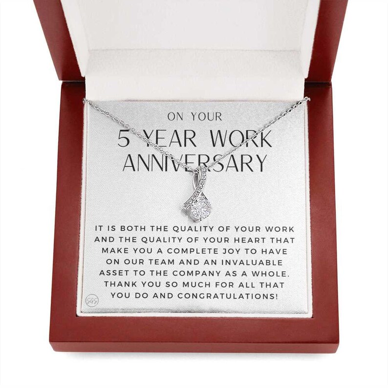5 Year Job Anniversary Gift Thank You Gift From Boss Etsy