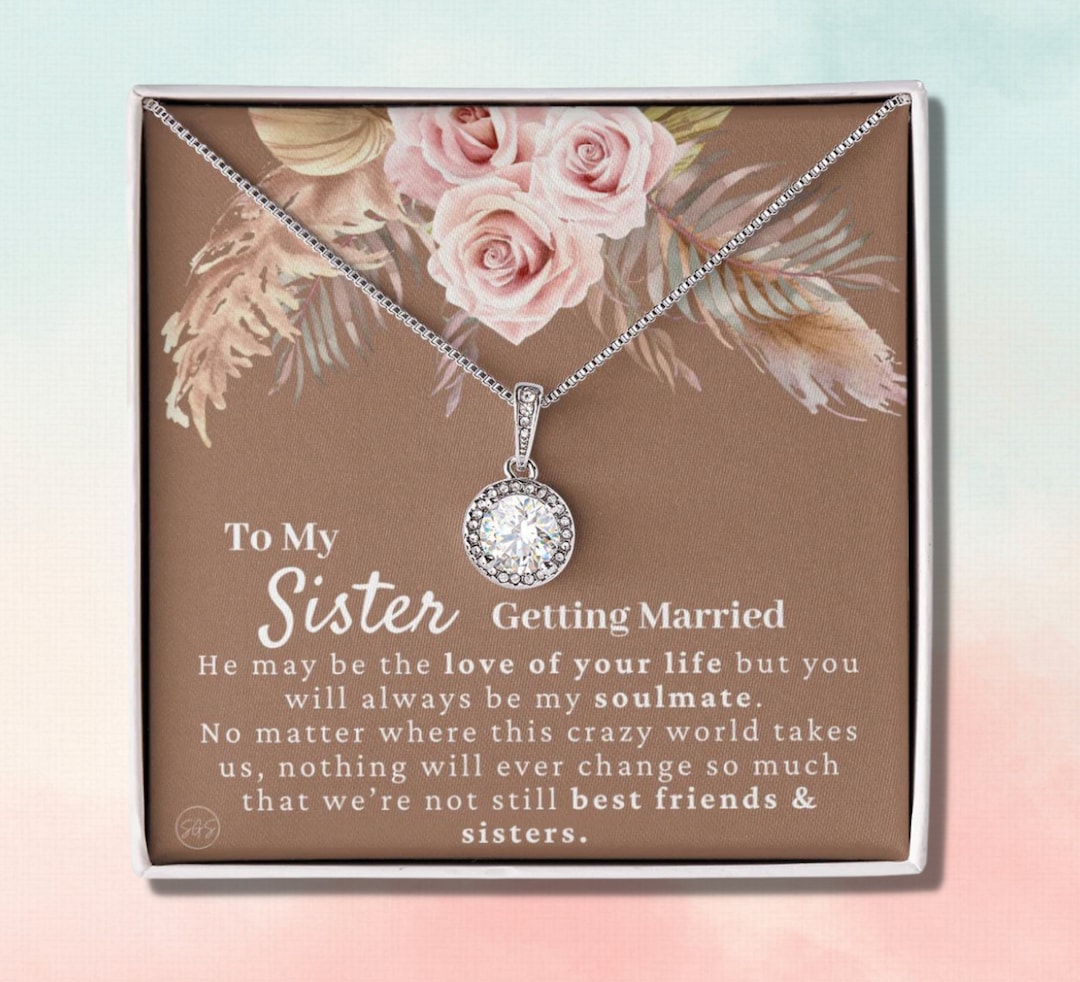 My Sister Getting Married Gift for the Bride Engagement - Etsy