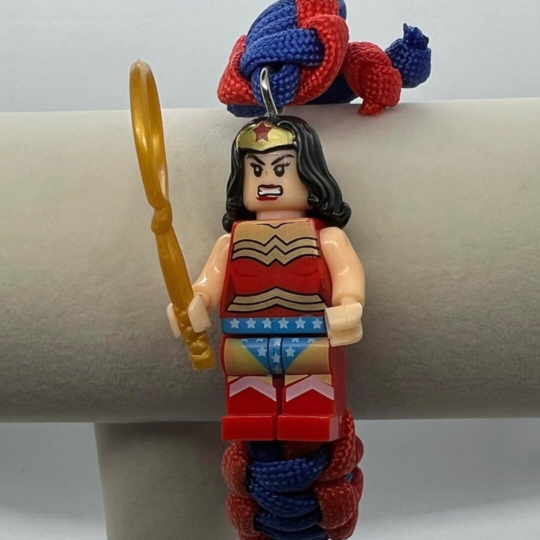 Wonderwoman Adjustable Paracord Lego Figure Bracelet Unique Gift ...