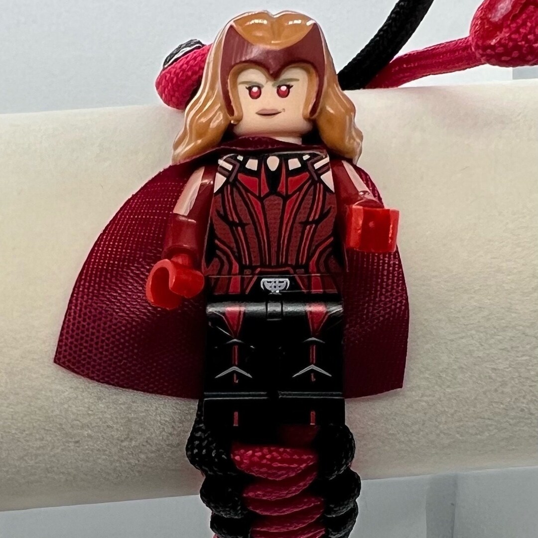 Scarlet Witch Wanda Maximoff Adjustable Paracord Lego Figure Bracelet ...