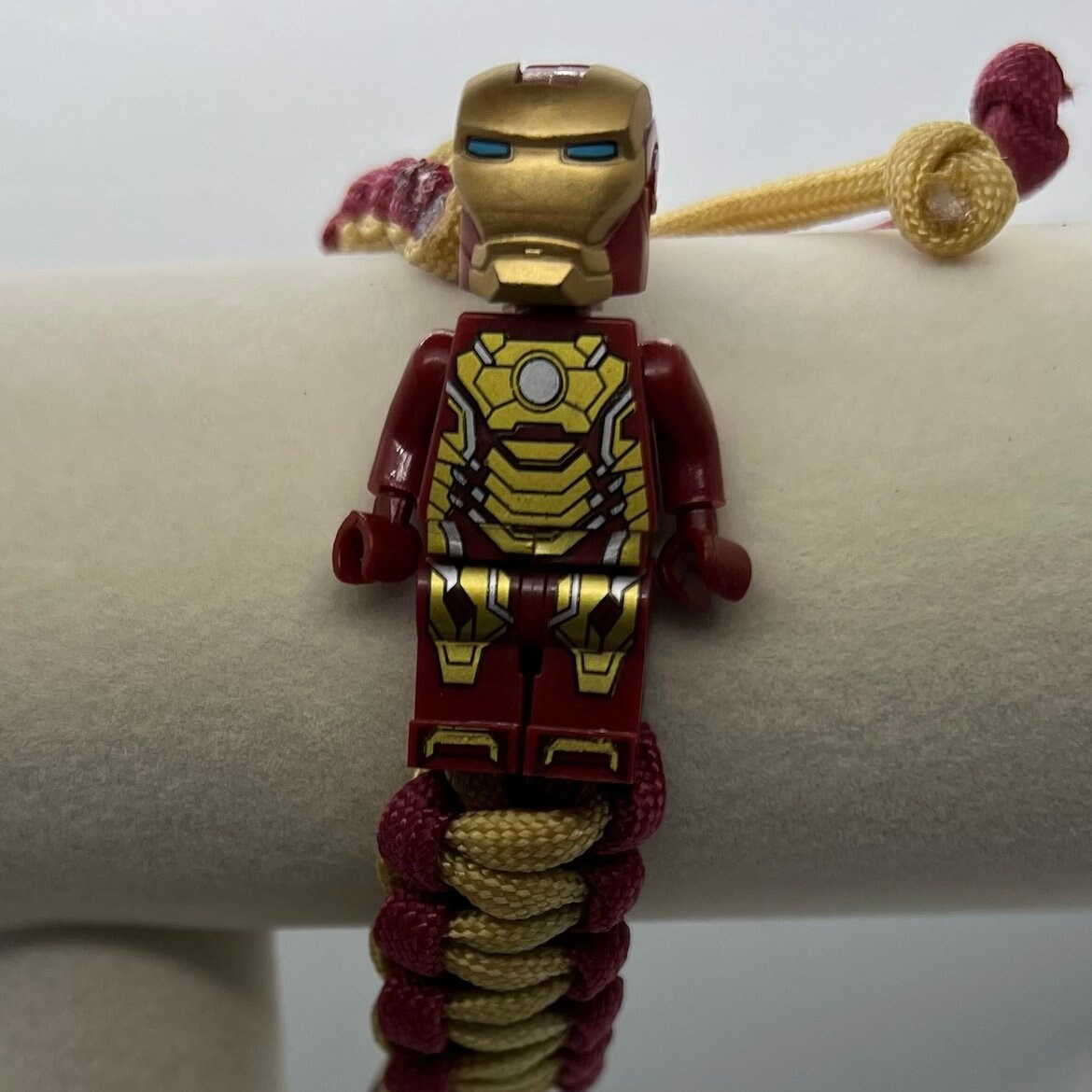 Iron Man Adjustable Paracord Lego Figure Bracelet Friendship Bracelet ...